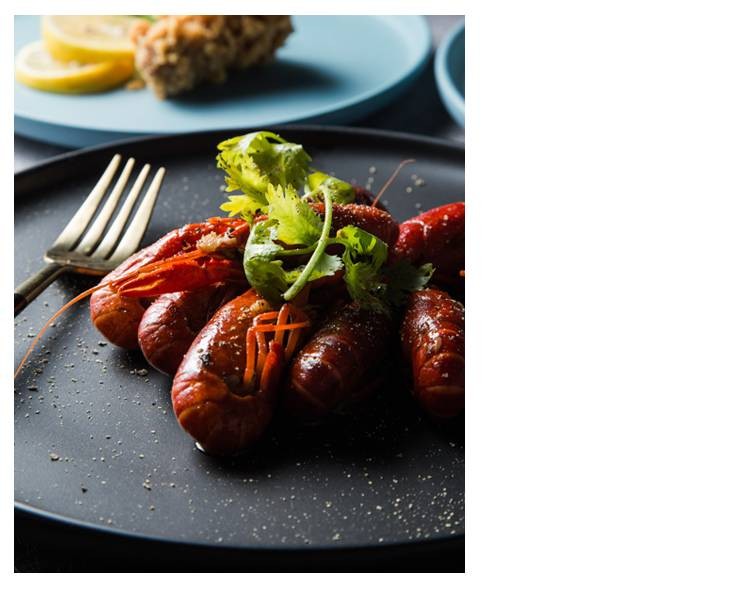 Luxury 1PC Ceramic Dinner Plates Beef Flat Plate Tableware Round Solid ...