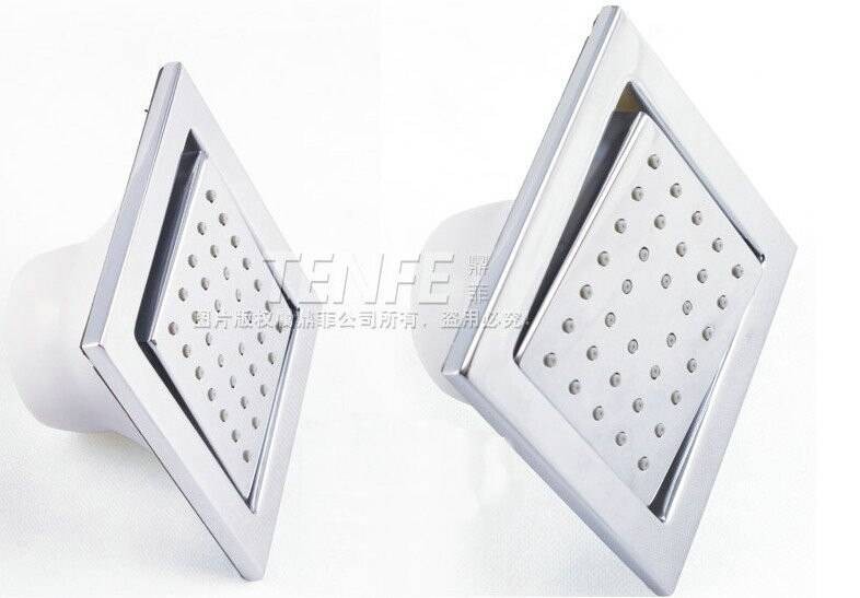 Luxury 2 pieces of 4" message shower head side sprayer adjustable in ...