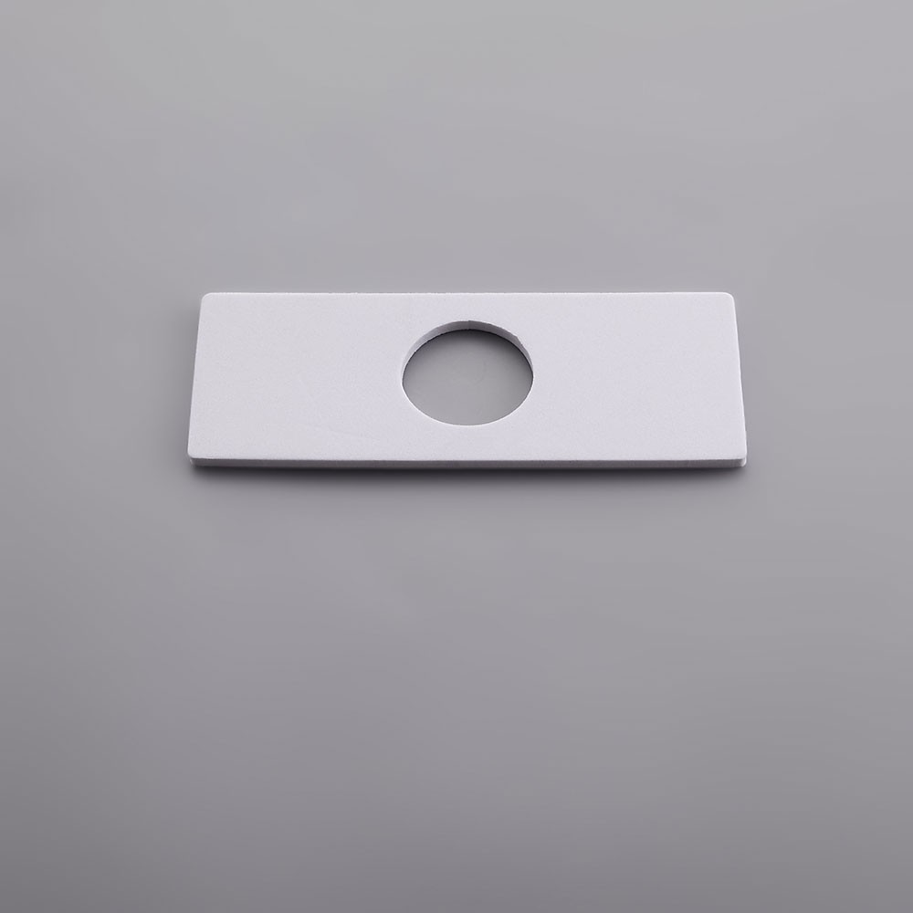 Luxury 4" Square Escutcheon Plate Bathroom Vanity Sink Faucet Hole ...
