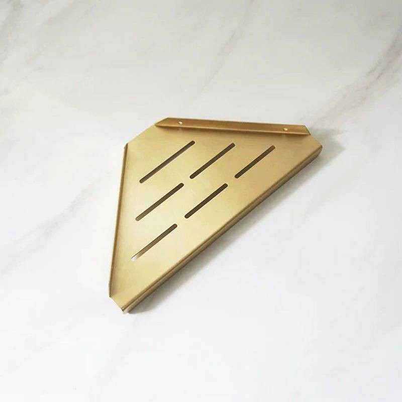 Luxury Stainless steel Brushed Bathroom Shelves Single Dual Triple Tier ...