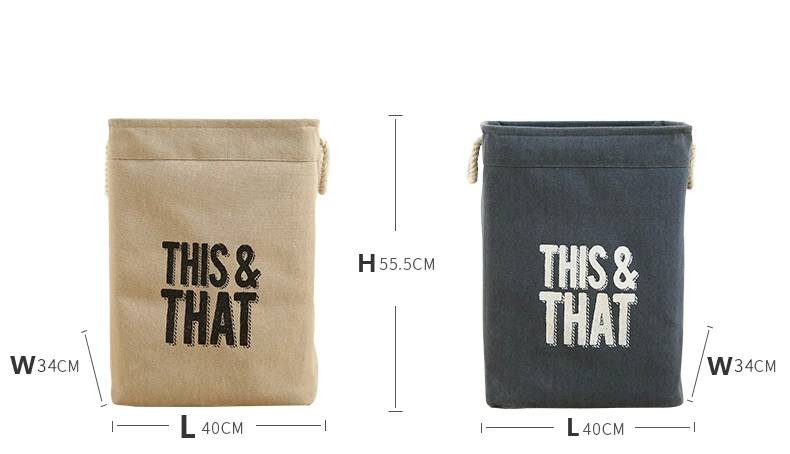 Luxury Cloth storage bucket hamper laundry bucket dirty clothes storage ...