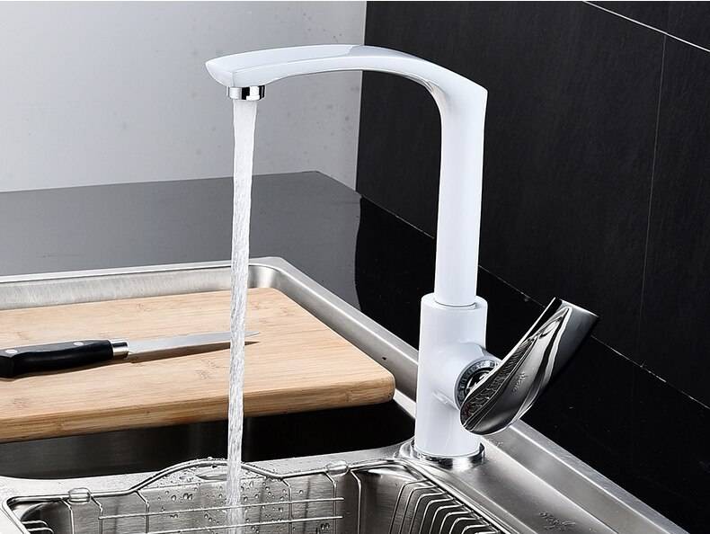 Luxury Colorful kitchen faucet mixer deck mounted basin short taps ...