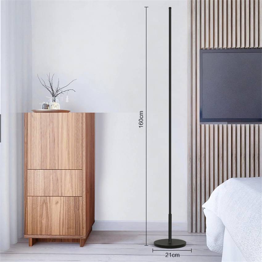 Luxury Modern LED Living Room Floor Lamp Bedroom Study Floor Light ...