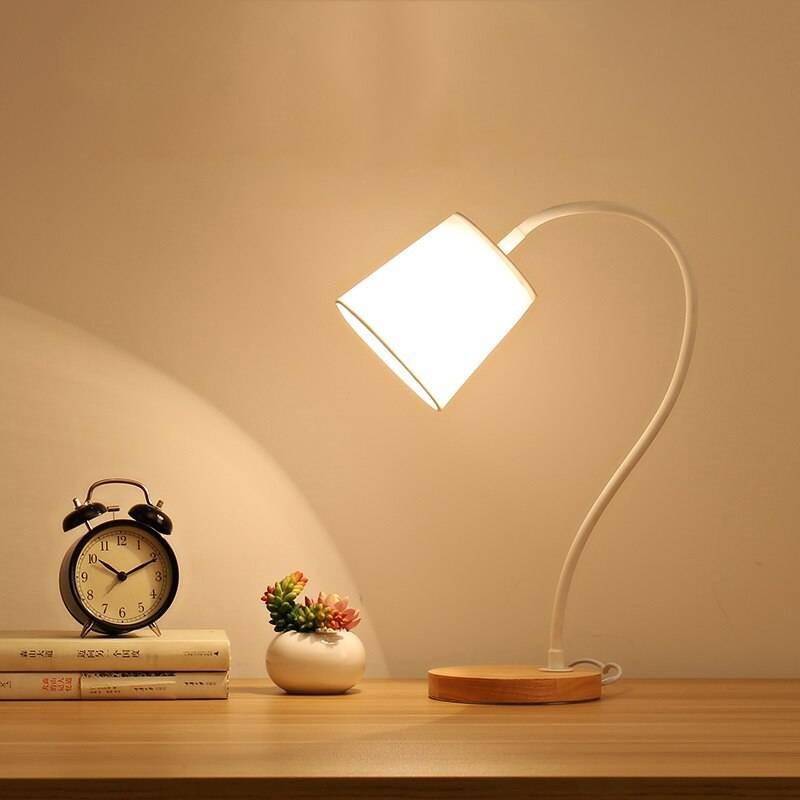 Luxury Modern simple style desk lamps study room table light black ...
