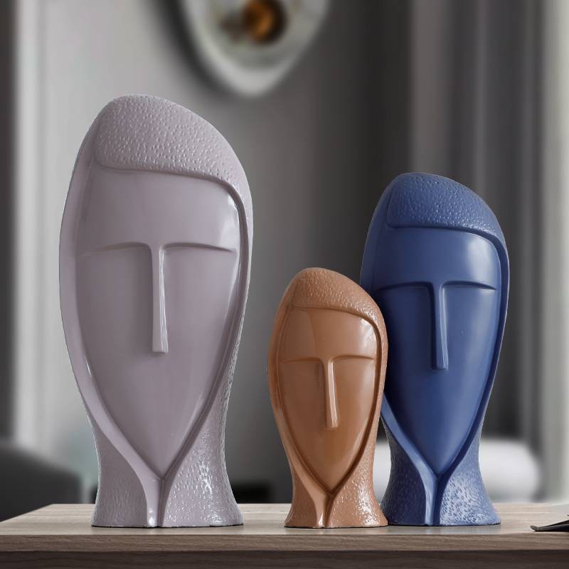 Luxury Resin Statue Decorative Sculpture Modern Art For Home Decoration ...