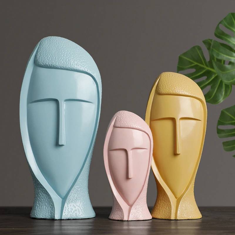 Luxury Resin Statue Decorative Sculpture Modern Art For Home Decoration ...