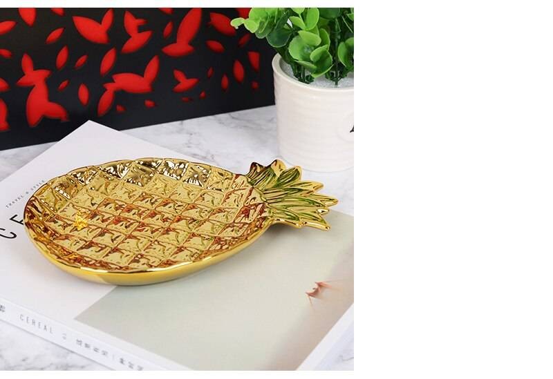 Luxury Scandinavian Ceramics Office Table Storage Plate Vogue Chic ...