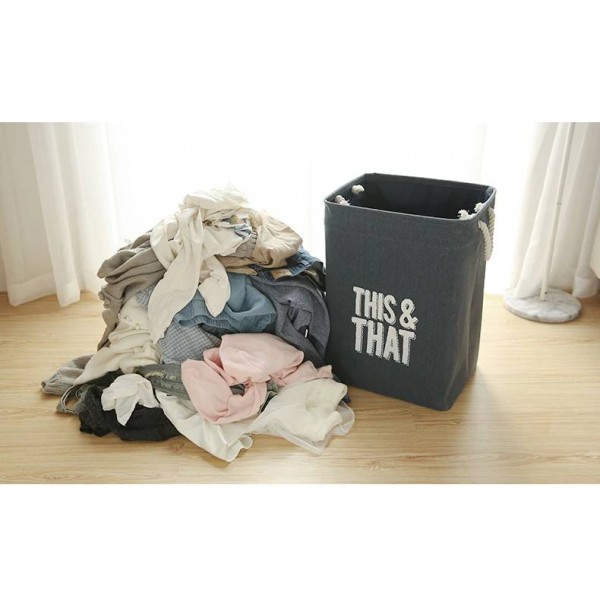 Luxury Cloth storage bucket hamper laundry bucket dirty clothes storage ...