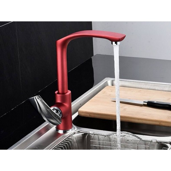 Luxury Colorful kitchen faucet mixer deck mounted basin short taps ...