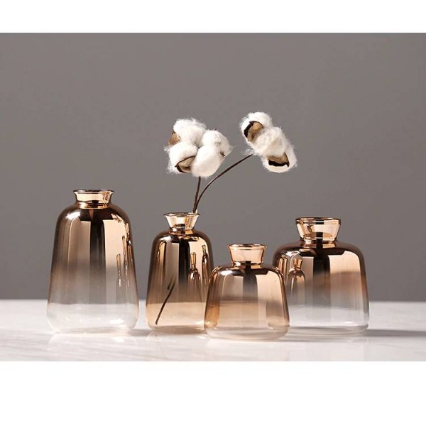 Luxury Glass Vase Decoration Modern Minimalist Home Living Room ...