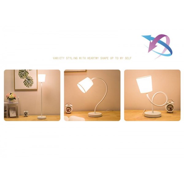 Luxury Modern simple style desk lamps study room table light black ...