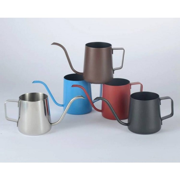 Luxury Small Stainless Steel Coffee Moka Pot Maker Long Drip Type ...