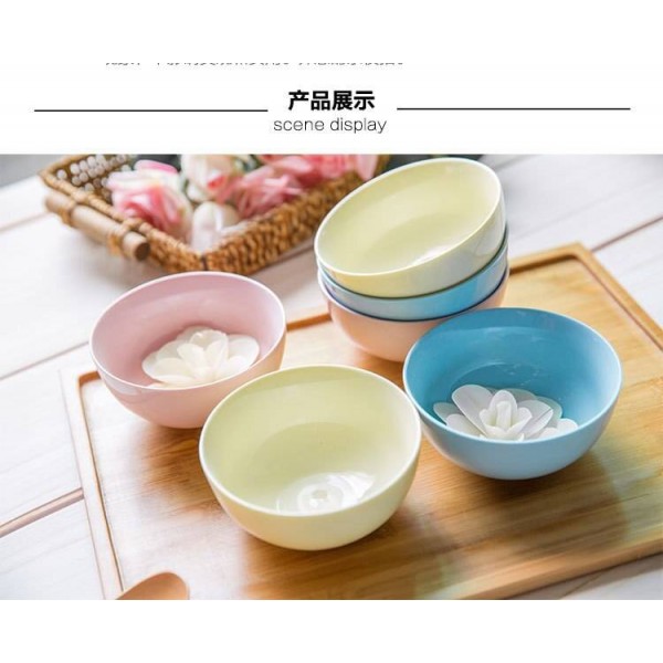 Luxury Solid Color Rice Bowl Dinner Bowl Ceramic Dinnerwares,Solid ...