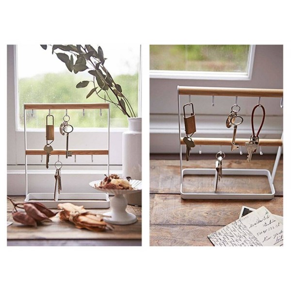 Luxury Vogue Nordic Chic Metal Wood Small Item Storage Rack Modern ...