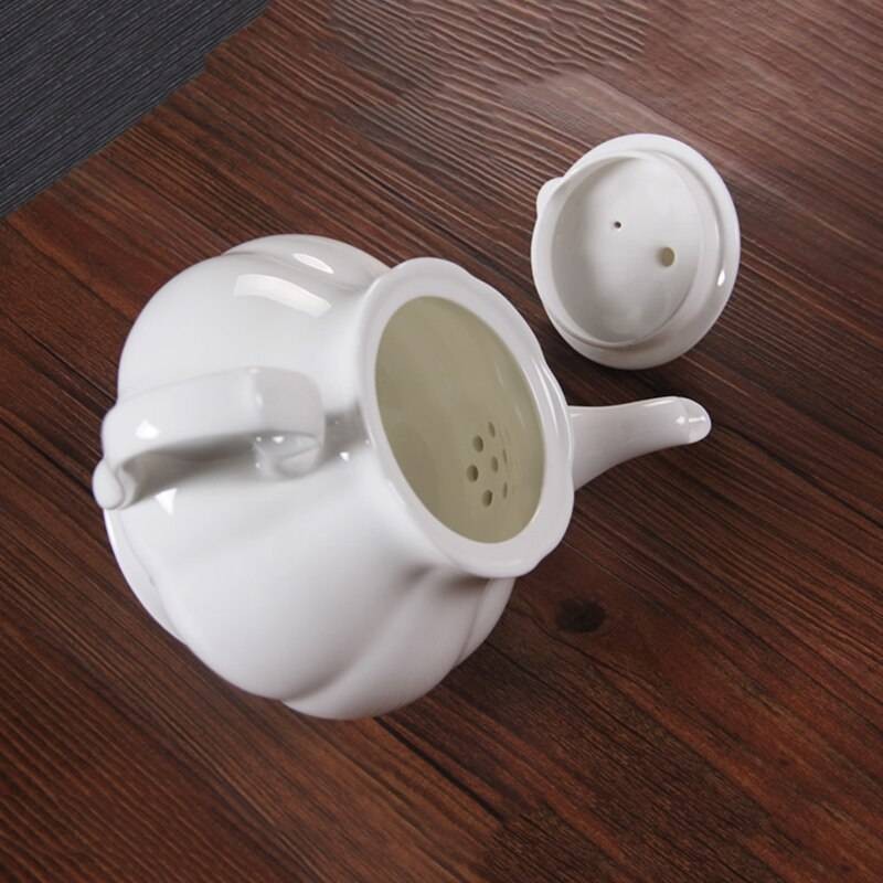 Luxury About 1000ml Modern Coffee Milk Pot Ceramic Bone White Teapot ...