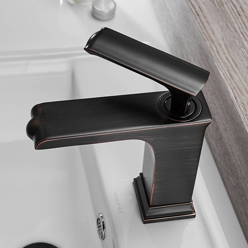 Luxury Bathroom Sink Faucet Grifo Bano Basin Faucet Black Faucet Taps ...