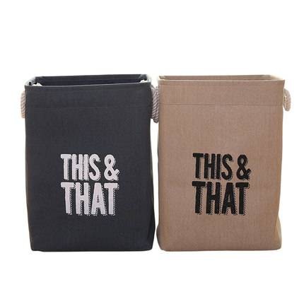 Luxury Cloth storage bucket hamper laundry bucket dirty clothes storage ...