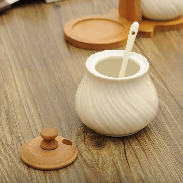 Luxury Creative kitchen supplies Ceramic Spice Jar Set 2pcs/sets ...