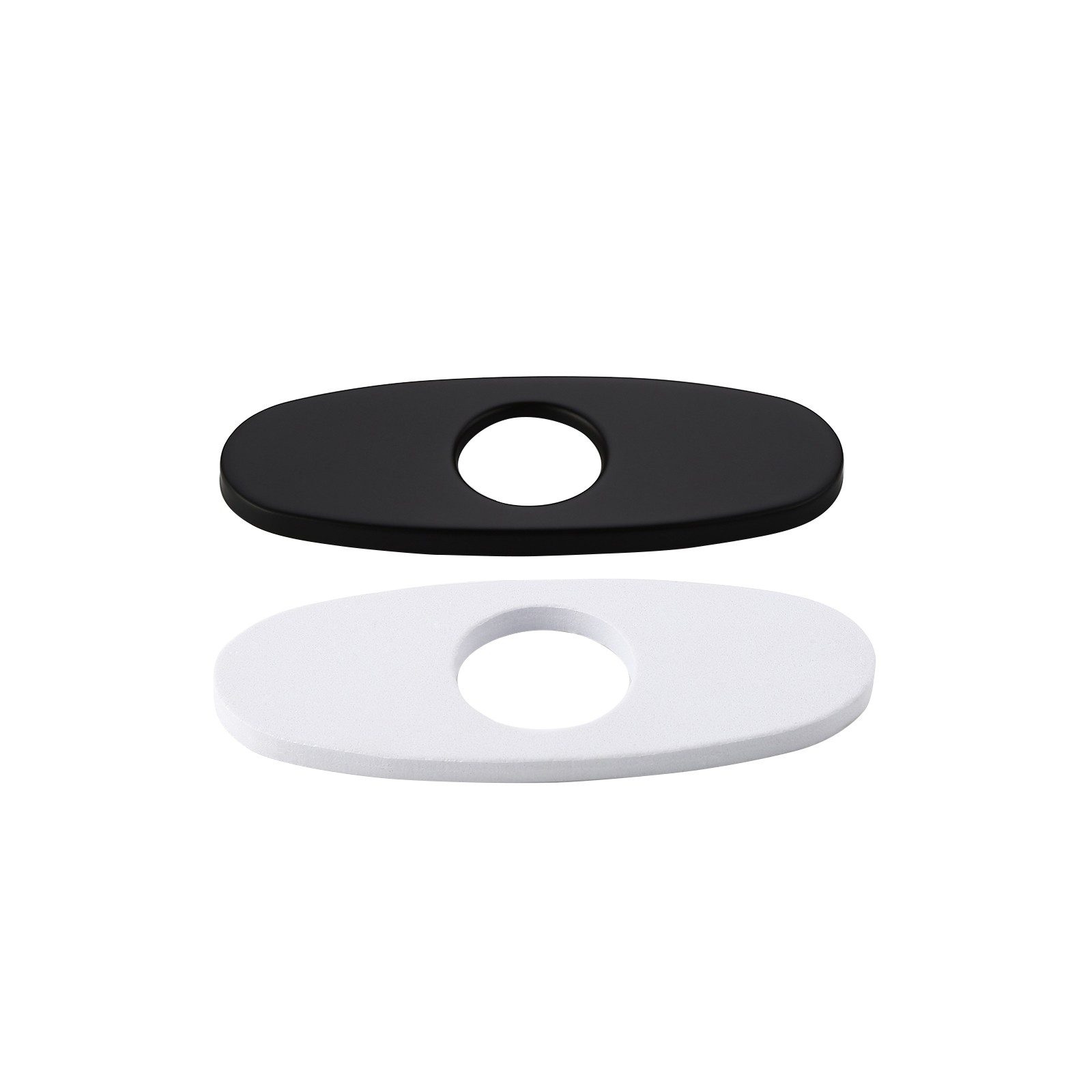 Luxury Modern 4" Faucet Deck Plate Escutcheon for 1-Hole Faucet ...