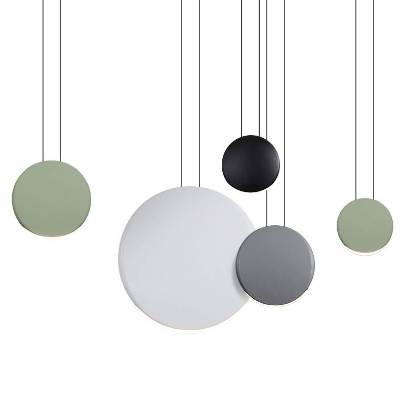 Luxury Modern Round Macaron Pendant Lights Lighting Kitchen Fixtures ...