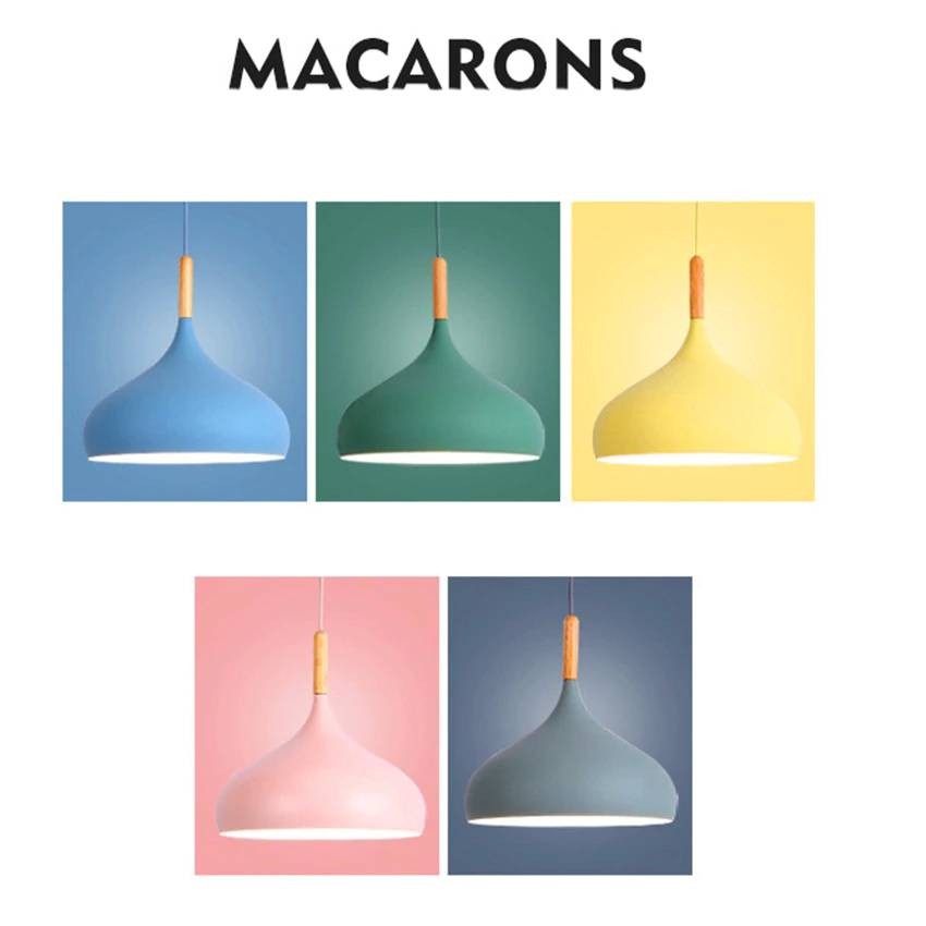 Luxury Nordic Macaron LED Chandelier Lighting Kitchen Fixtures Modern ...
