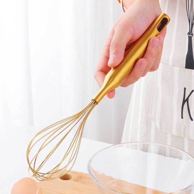 Luxury Stainless Steel Egg Beater Hand Egg Mixer Whisk Cream Baking ...