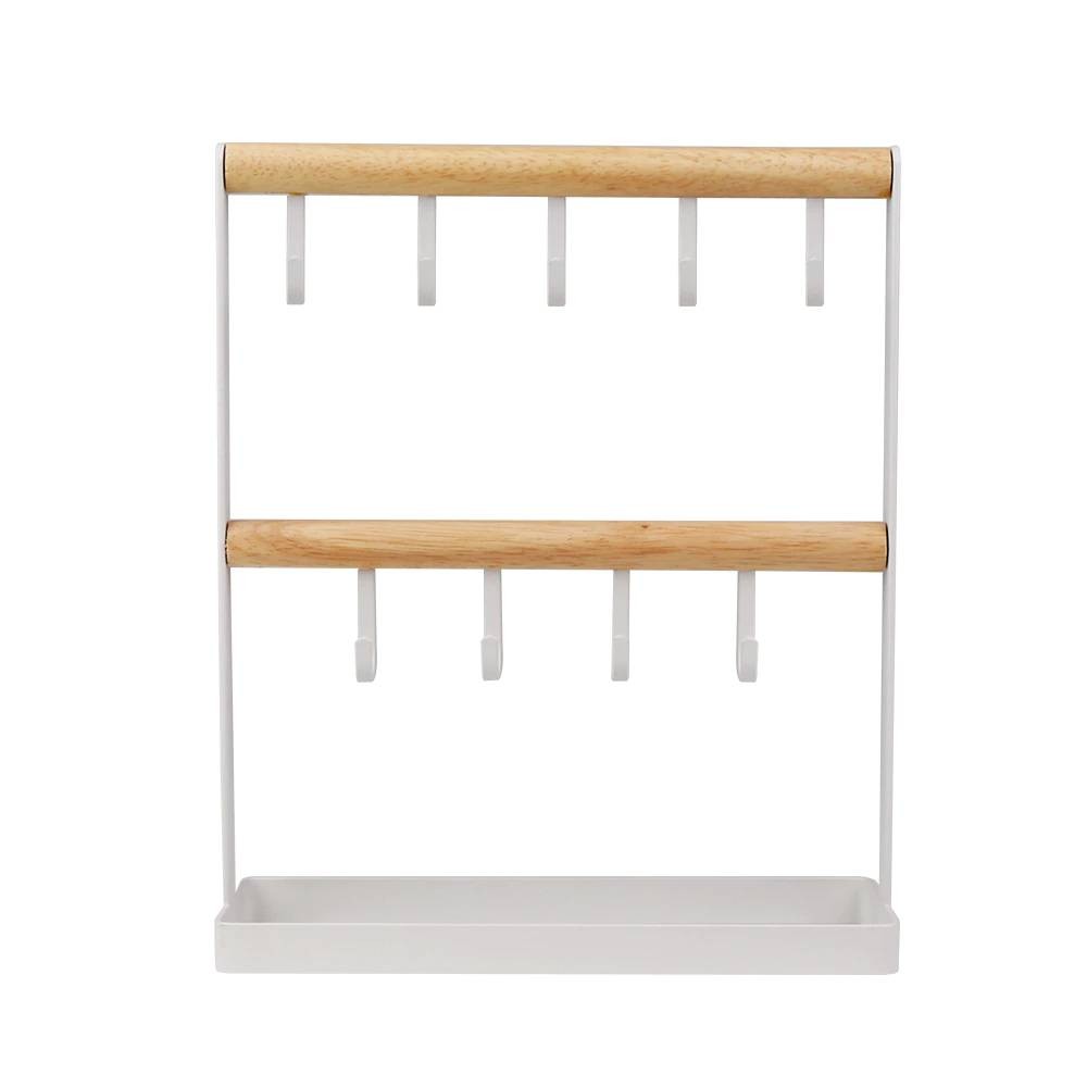 Luxury Vogue Nordic Chic Metal Wood Small Item Storage Rack Modern ...