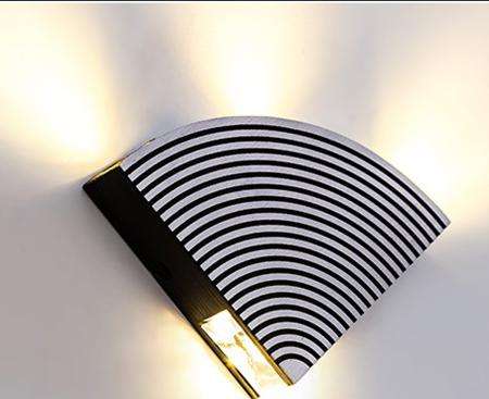 Luxury Led Wall Lamps Modern Aluminum Indoor And Outdoor Tv Wall ...