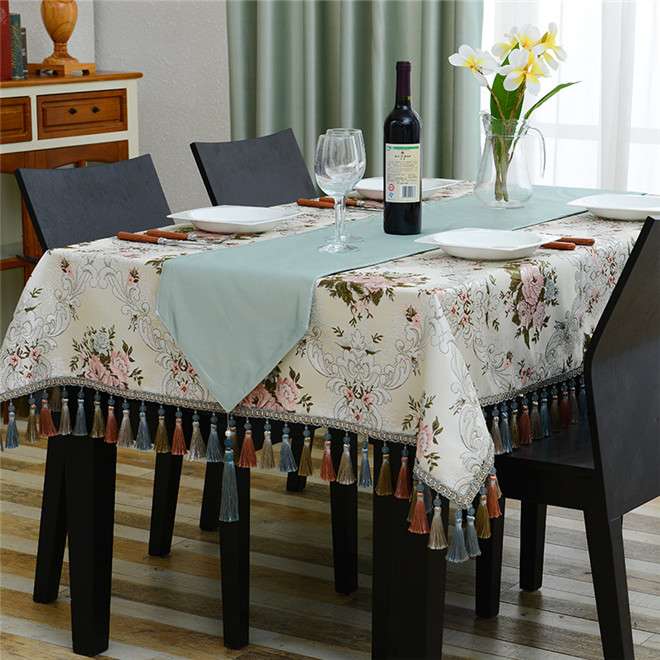 Luxury Royal Luxury Embroidered Princess Tablecloths Wedding Table ...