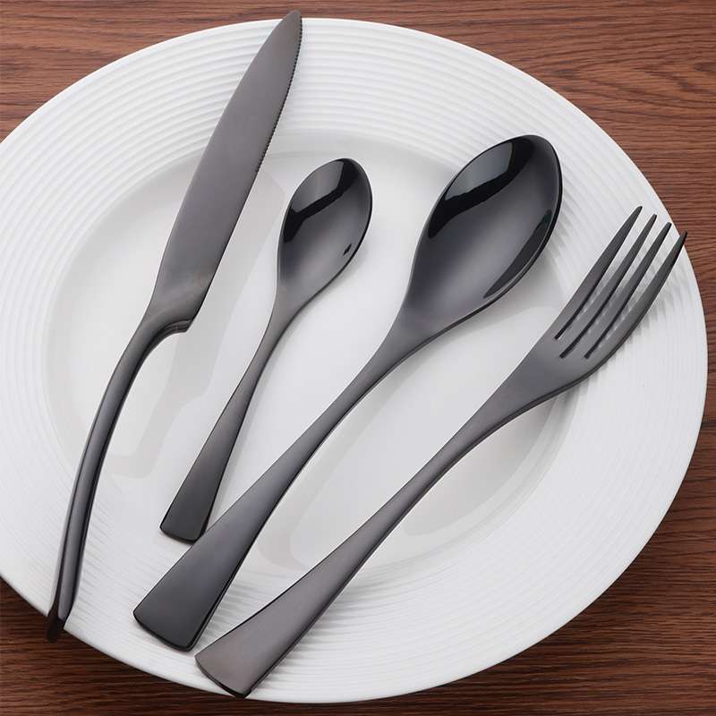 Luxury Gold Flatware Set Stainless Steel Cutlery 18/10 Utensils Kitchen ...