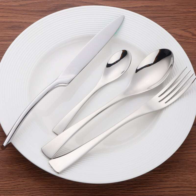 Luxury Gold Flatware Set Stainless Steel Cutlery 18/10 Utensils Kitchen ...