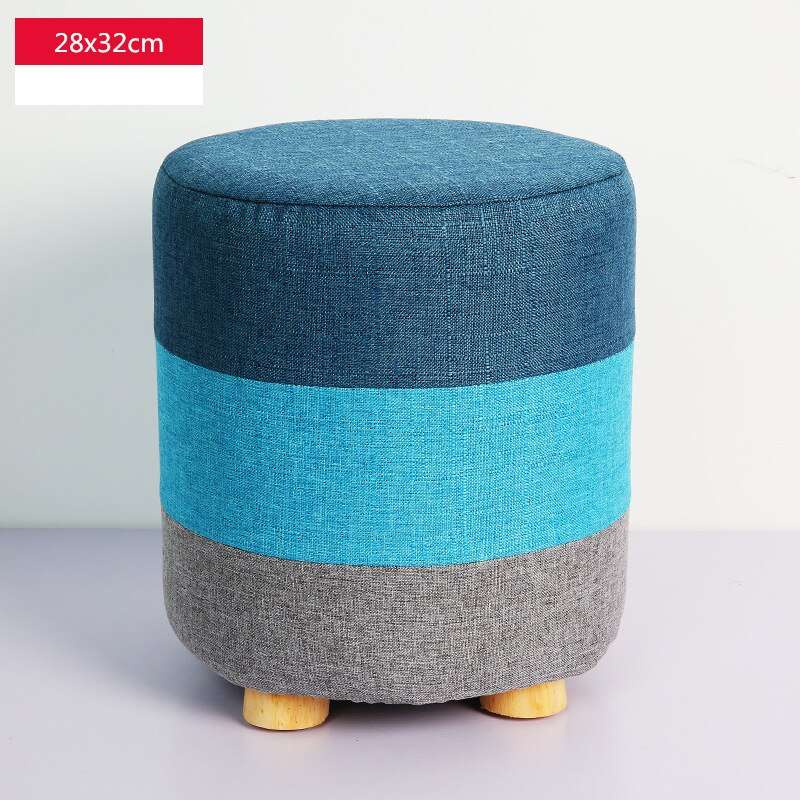 Luxury Fashion Modern Creative Home Footstool Small Chair Soft Natural ...